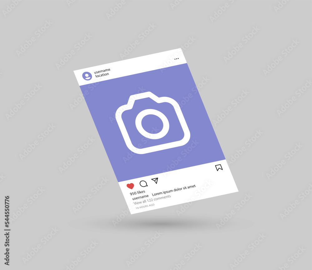 instagram mockup social media template , new update instagram feed post ...