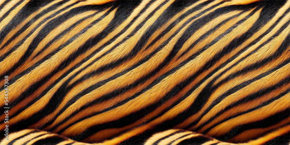 Tiger skin pattern as wallpaper Stock Illustration | Adobe Stock
