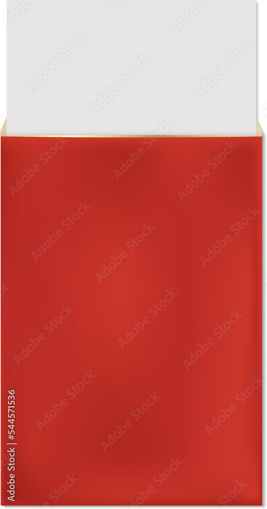 Red manila envelope Stock Illustration | Adobe Stock