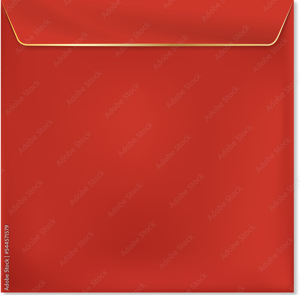 Red manila envelope Stock Illustration | Adobe Stock