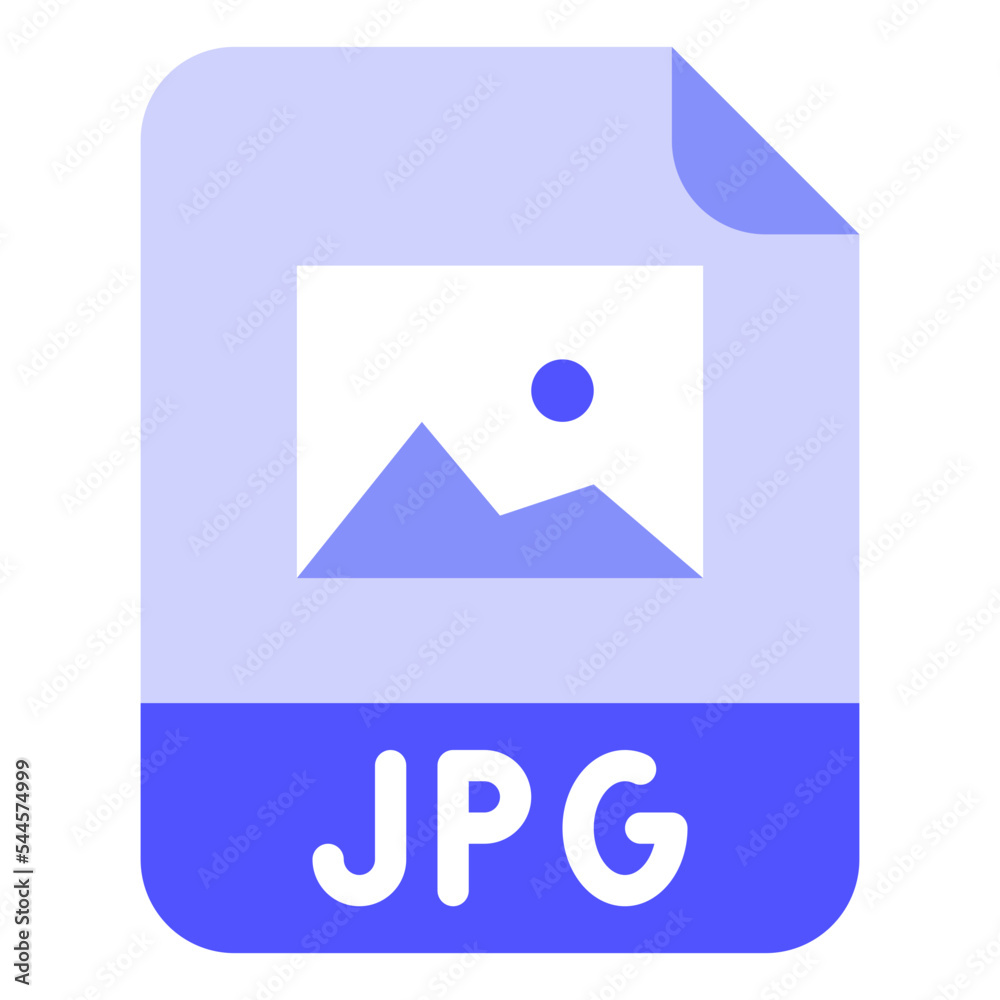 jpg file format extension icon Stock Vector | Adobe Stock
