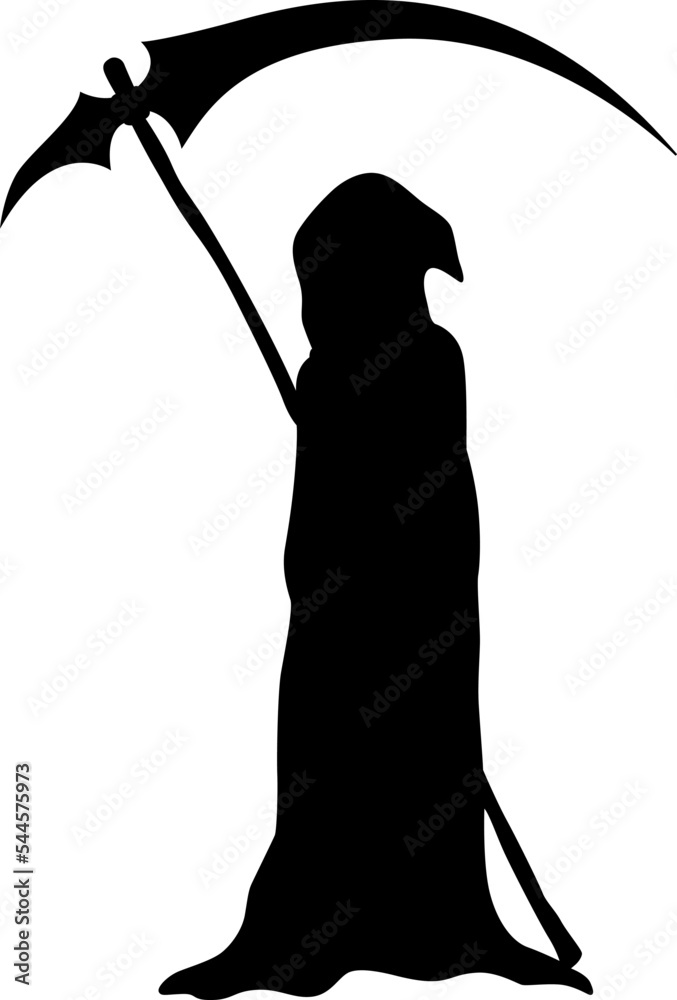 Grim Reaper Cutfile, cricut ,silhouette, SVG, EPS, JPEG, PNG, Vector ...