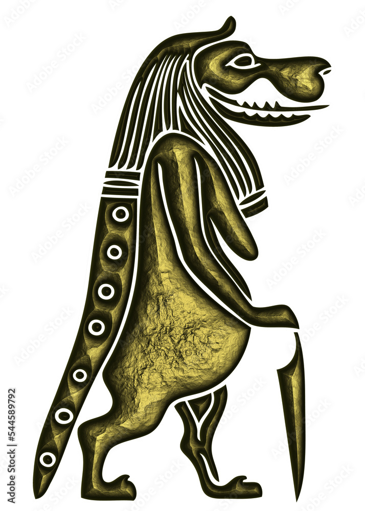 Taweret - Egyptian God on transparent background Stock 일러스트레이션 | Adobe ...