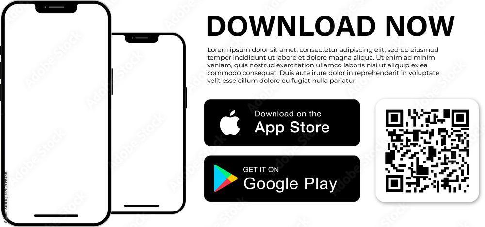 Realistic iPhone mockup on transparent background. Photorealistic ...