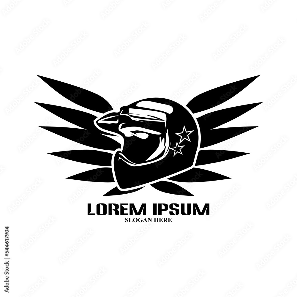 engine shaped automotive logo illustration, perfect for logos, mascots ...