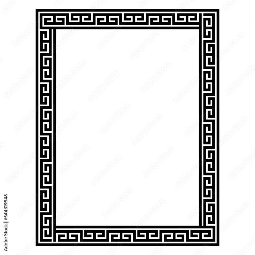 Greek frame border illustration jpeg image , png transparent background ...