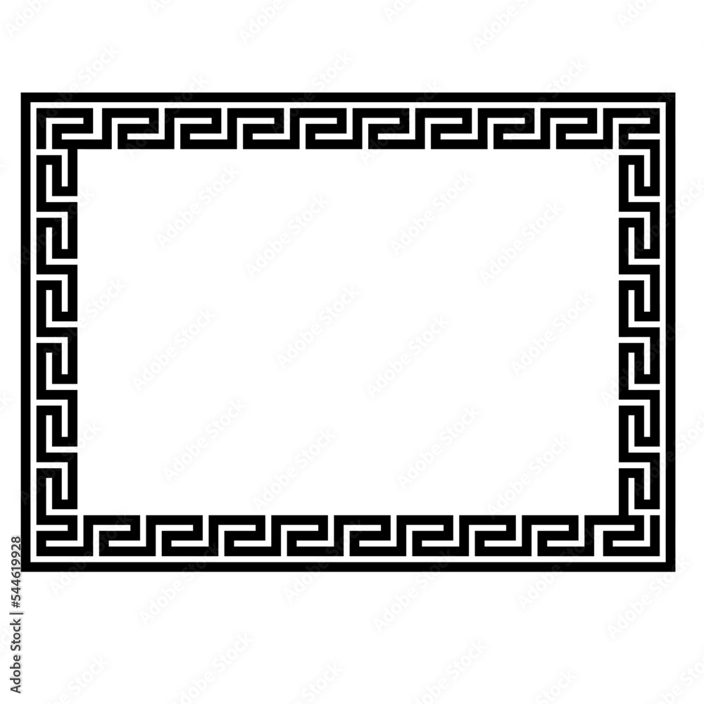 Greek frame border illustration jpeg image , png transparent background and vector eps file can ...