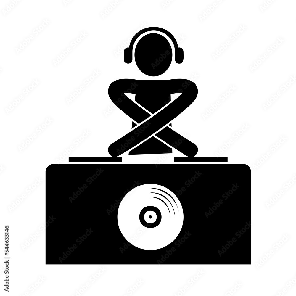 Dj Png Format With Transparent Background Stock Illustration | Adobe Stock