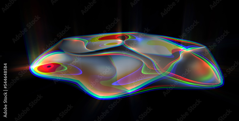 Glow swirl light effect. Circular lens flare. Abstract rotational lines ...