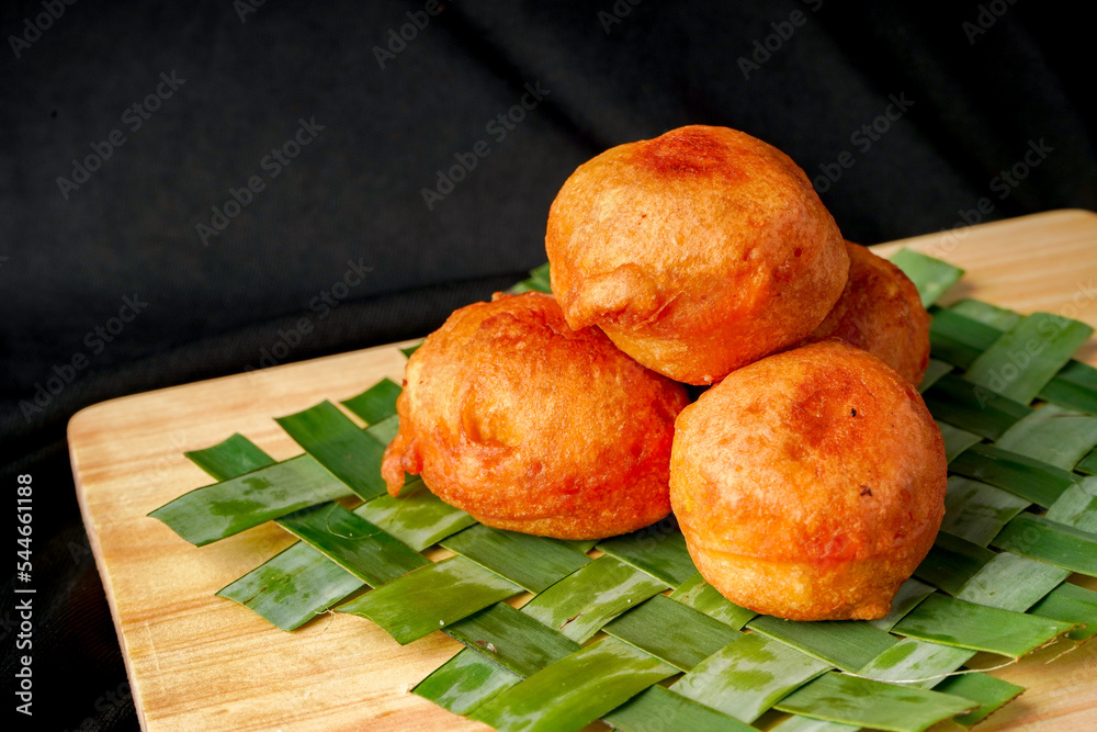 Sanggara Jammu is a typical snack from South Sulawesi, Indonesia. fried ...