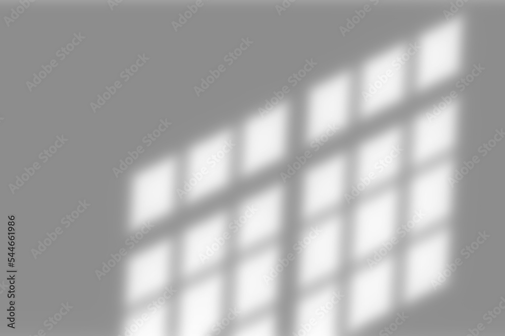 Realistic window shadow. Multiply Overlay effect. Long shadow light on ...