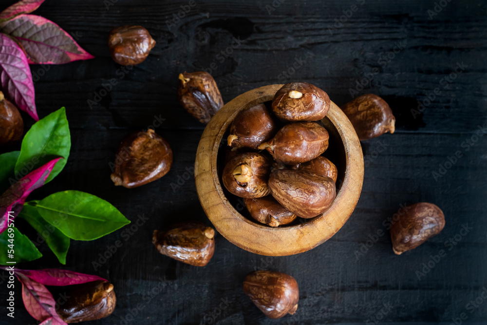 Artocarpus altilis, exotic fruit rich in carbohydrates and fiber ...