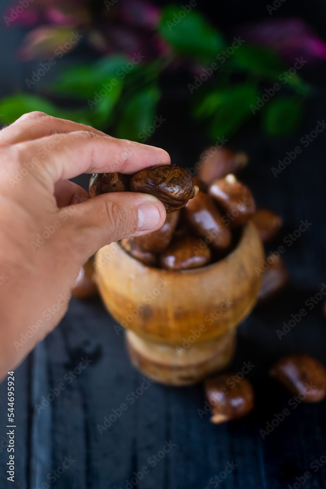 Artocarpus altilis, exotic fruit rich in carbohydrates and fiber ...