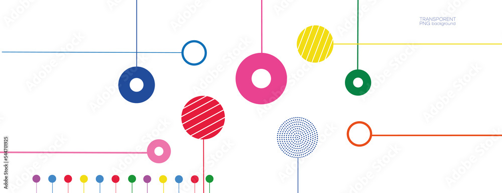 Transparent PNG template of abstract geometric shapes for website ...