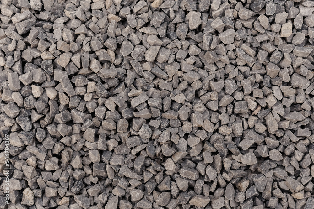 Crushed stone close up. Crushed stone construction materials. Small ...