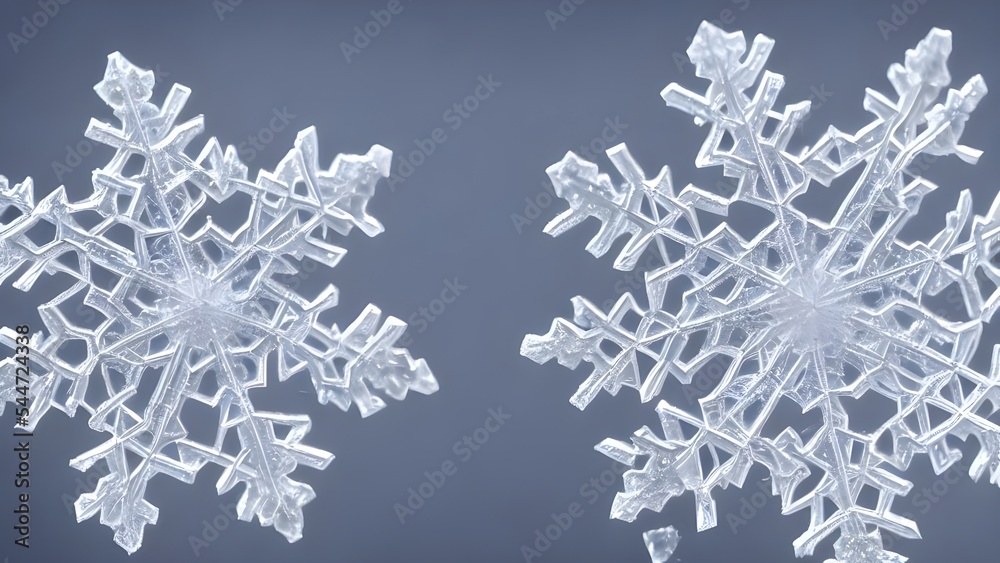 The snowflake is a beautiful, intricate work of nature. Its delicate ...