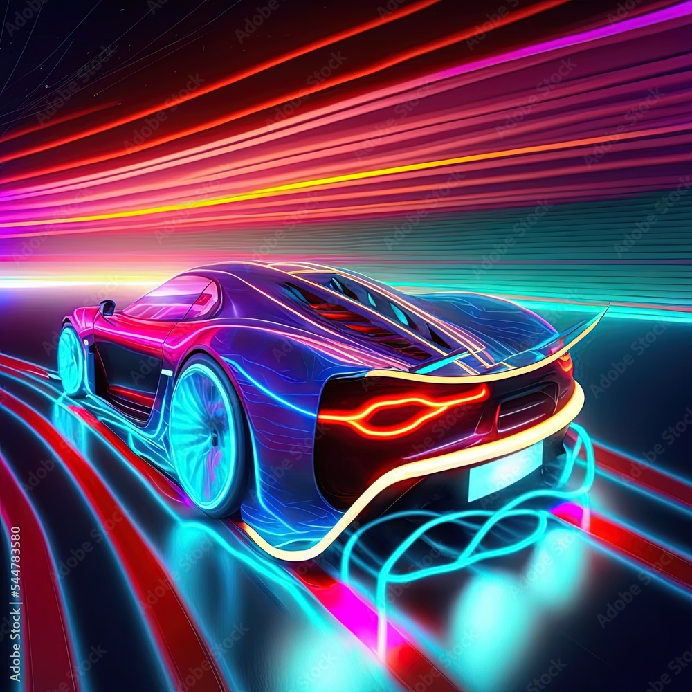 Cool Cars With Neon Lights