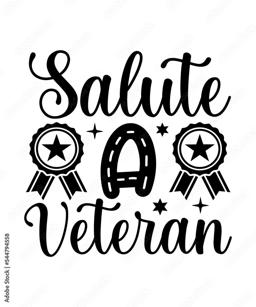 Salute a veteran SVG, Veterans Day Shirt Design, Veteran Appreciation ...