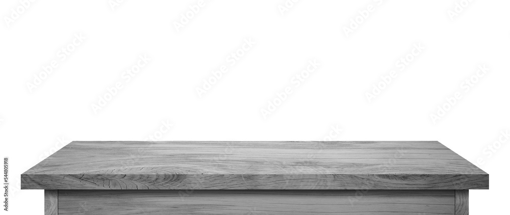 brown wooden table top isolated on transparent background png. Used for ...