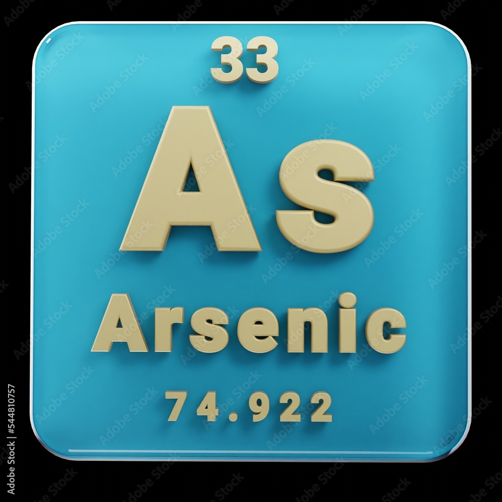 Beautiful abstract illustrations Standing black and red Arsenic element ...