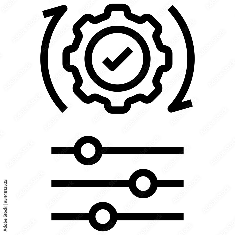 optimize outline style icon Stock Vector | Adobe Stock