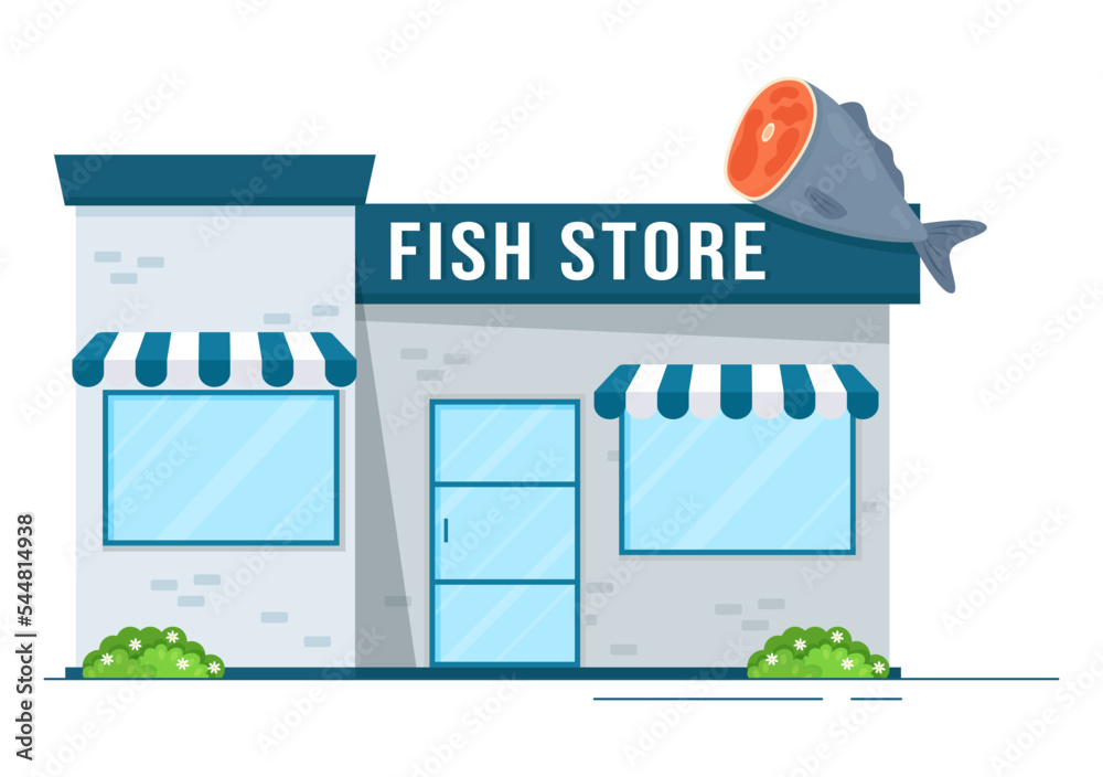 Fish Store to Market Various Fresh and Hygienic Products Seafood in ...