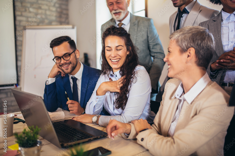 People Analyzing Data