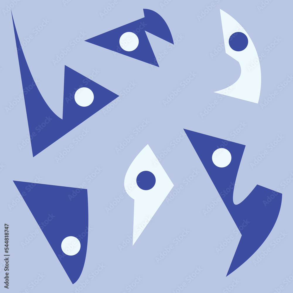 Generative Design Artwork Graphics Of Bizarre Computer Vector Generated Shapes And Abstract