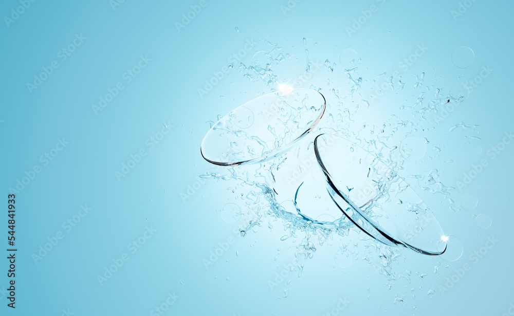 clean transparent dish with water splash for dishwashing liquid, detergent ad, product ...