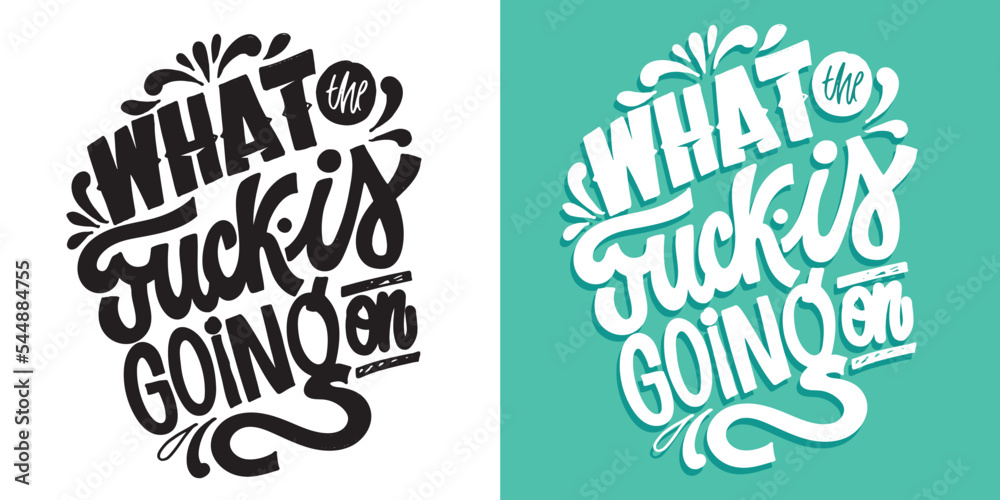 Hand drawn motivation lettering phrase in modern calligraphy style ...
