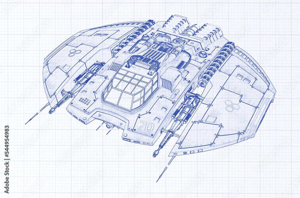 Cool Alien Spaceship Drawing