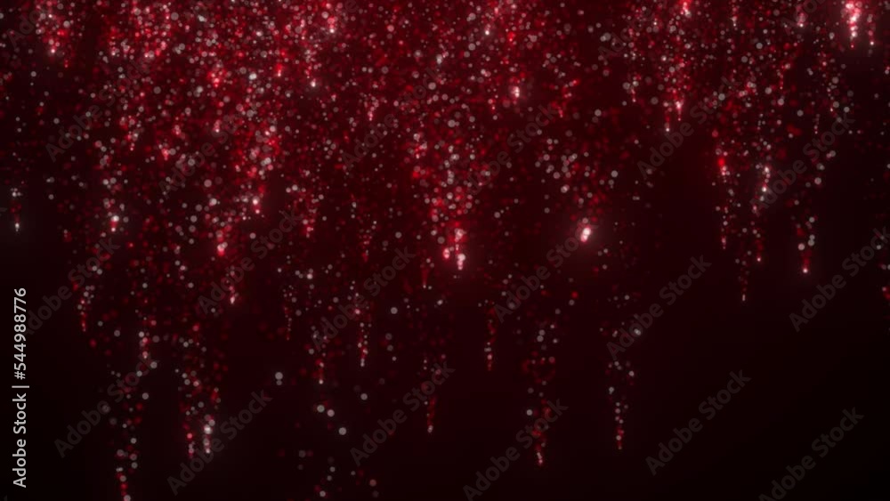 Red Mgenda Glitter Shining Particle Falling, Party Celebration Background, Shining Particle ...