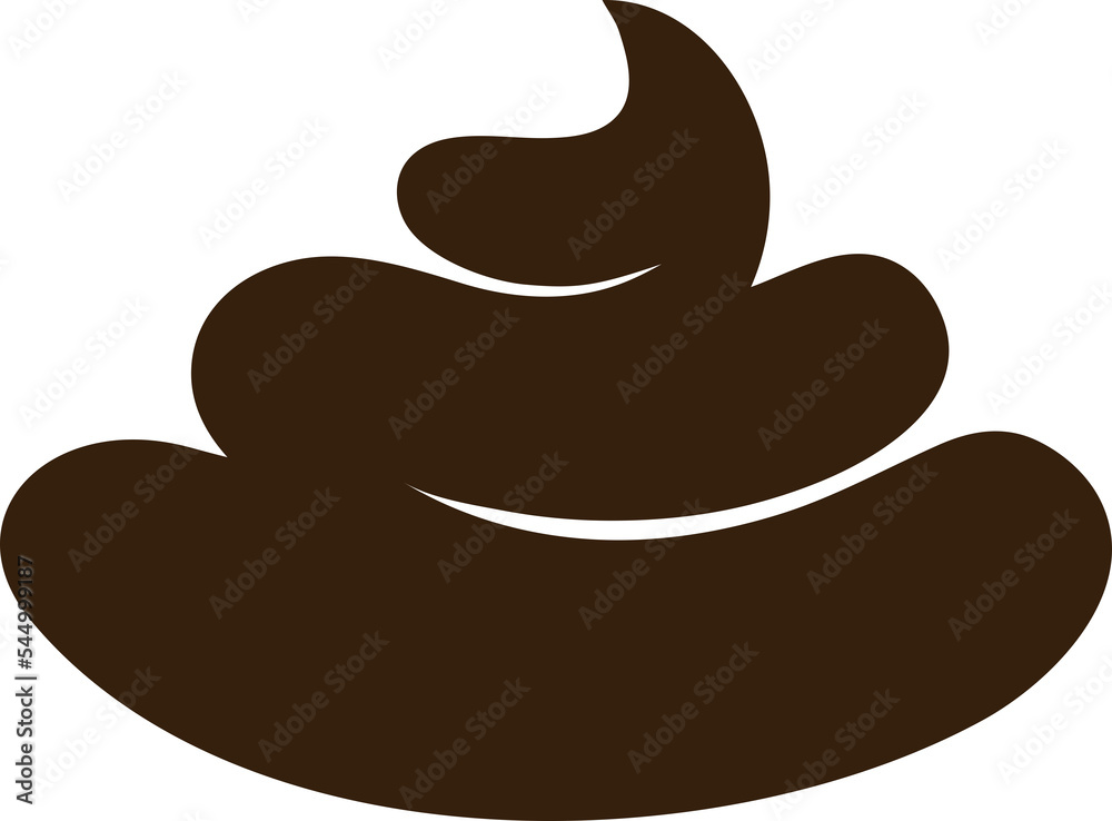 png poop icon isolated. Stock Illustration | Adobe Stock