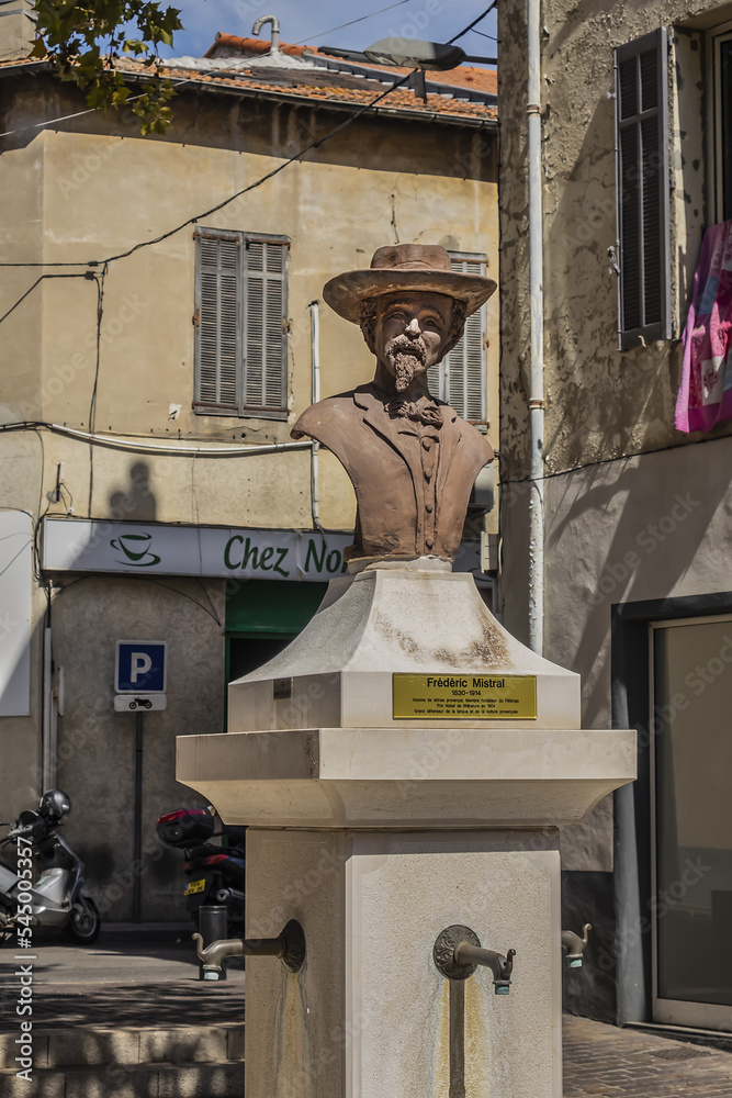 Vallauris street view. Situated on French Riviera, Vallauris combines ...
