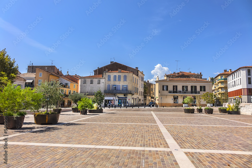 Vallauris street view. Situated on French Riviera, Vallauris combines ...