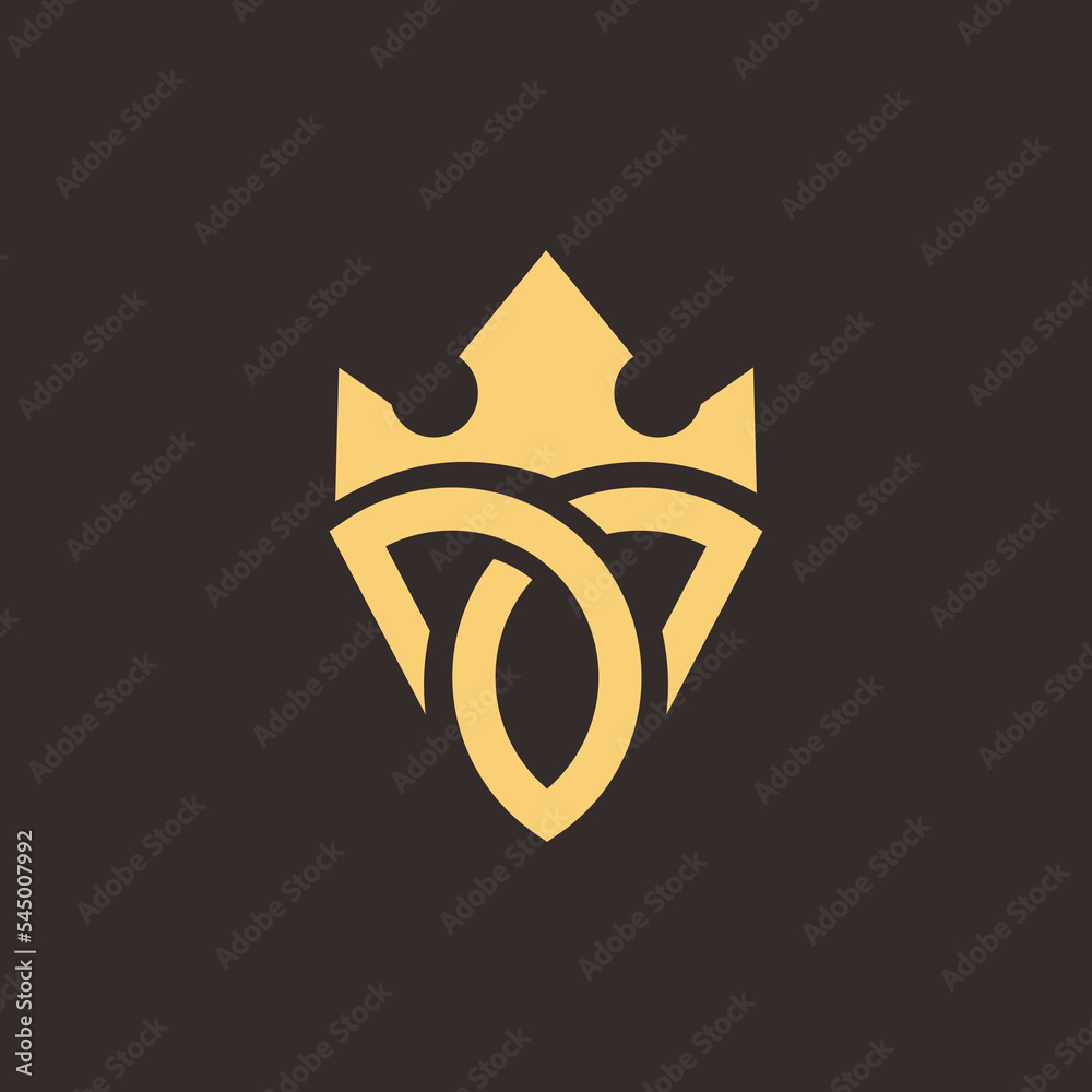 Letter M Crown Logo Design, Brand Identity Logos Vector Stock Vector ...