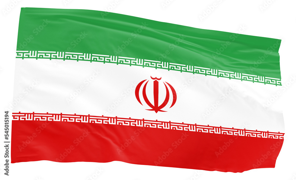 Iran waving flag transparent background PNG Stock Illustration | Adobe ...