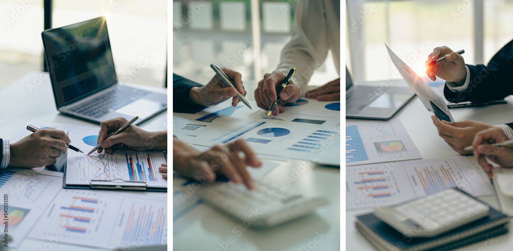 Discussion of reports displayed in charts and graphs. analyze financial ...