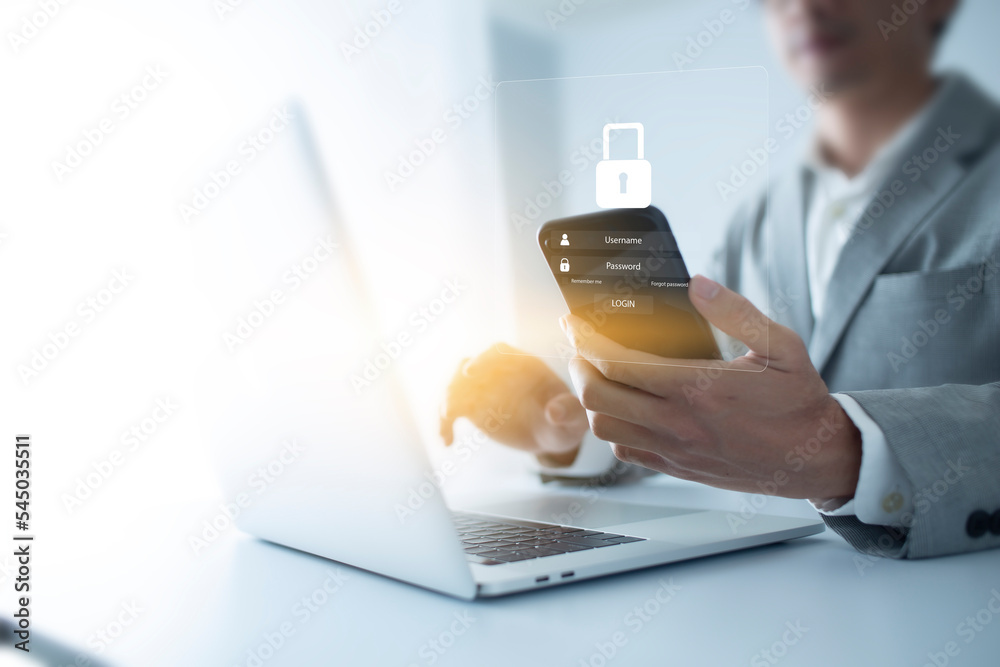 Cybersecurity and data privacy protection concept. And Internet network ...