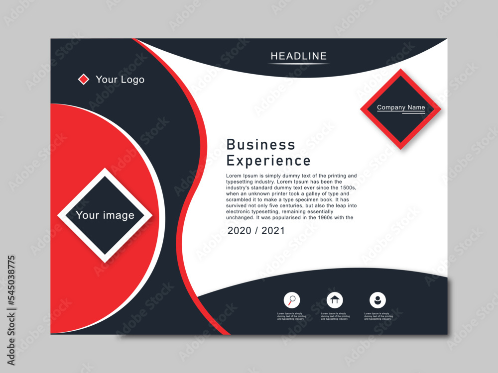 broucher design template Stock Vector | Adobe Stock