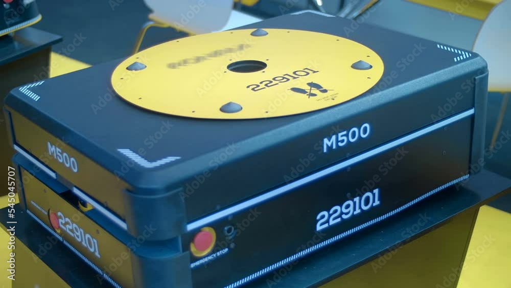 Agv Automated Guided Vehicle Is An Industrial Vehicle That Can Be Preprogrammed To Transport