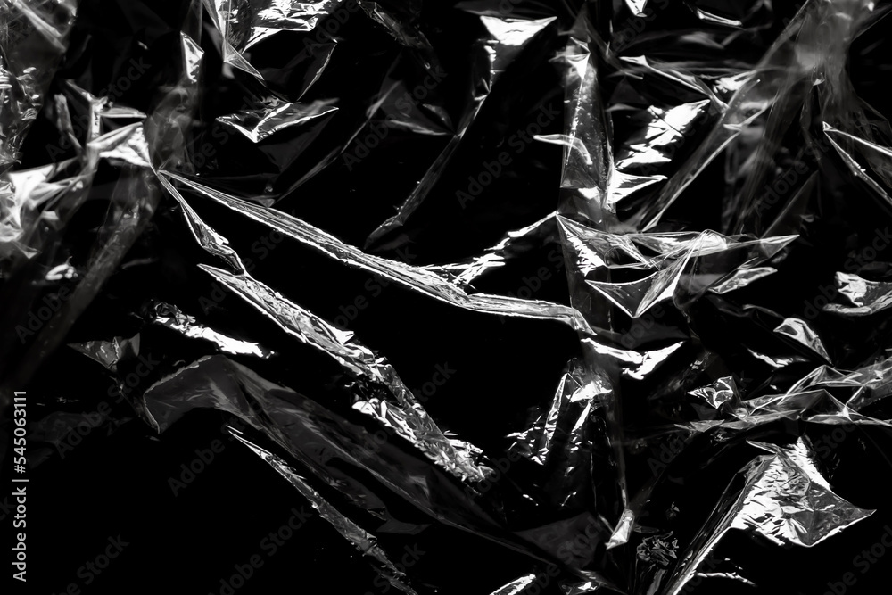 transparent plastic film wrap overlay texture background Stock Photo ...
