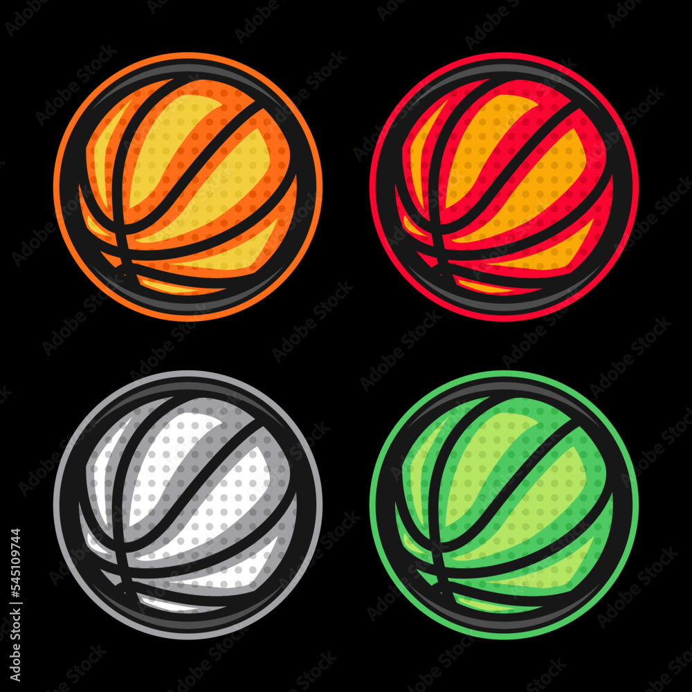 Basketball ball icon vector illustration design. Stock Vector | Adobe Stock