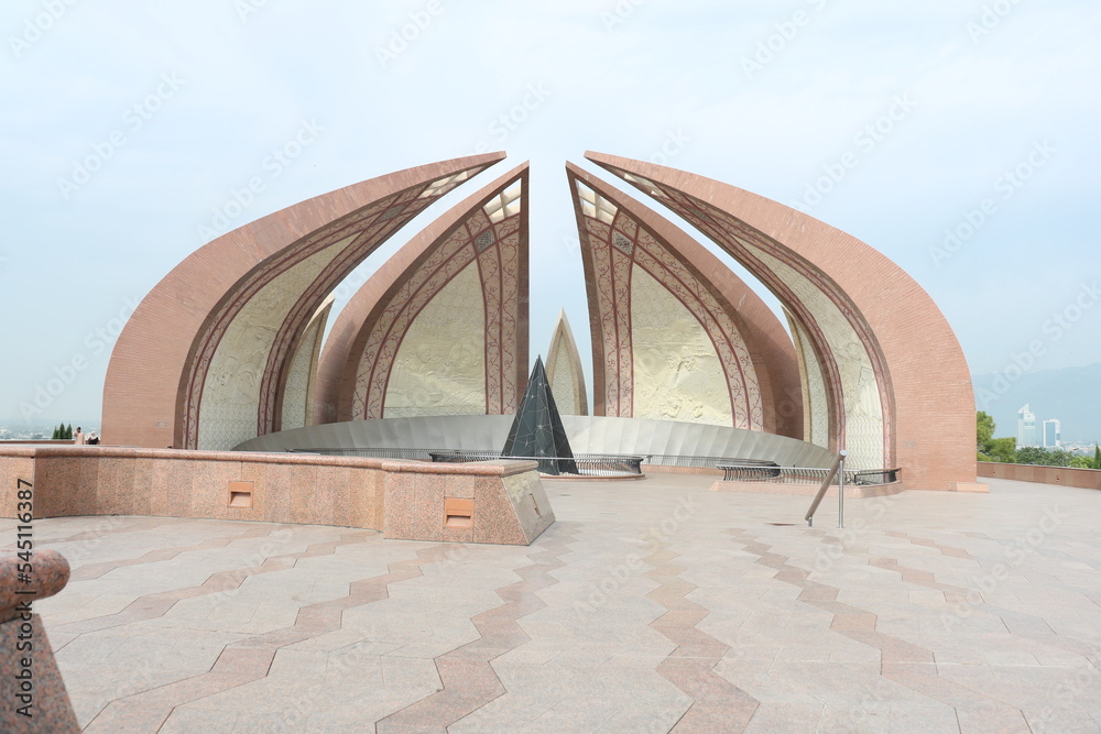 Stunning View of Pakistan Monument at the heart of Islamabad, Pakistan ...