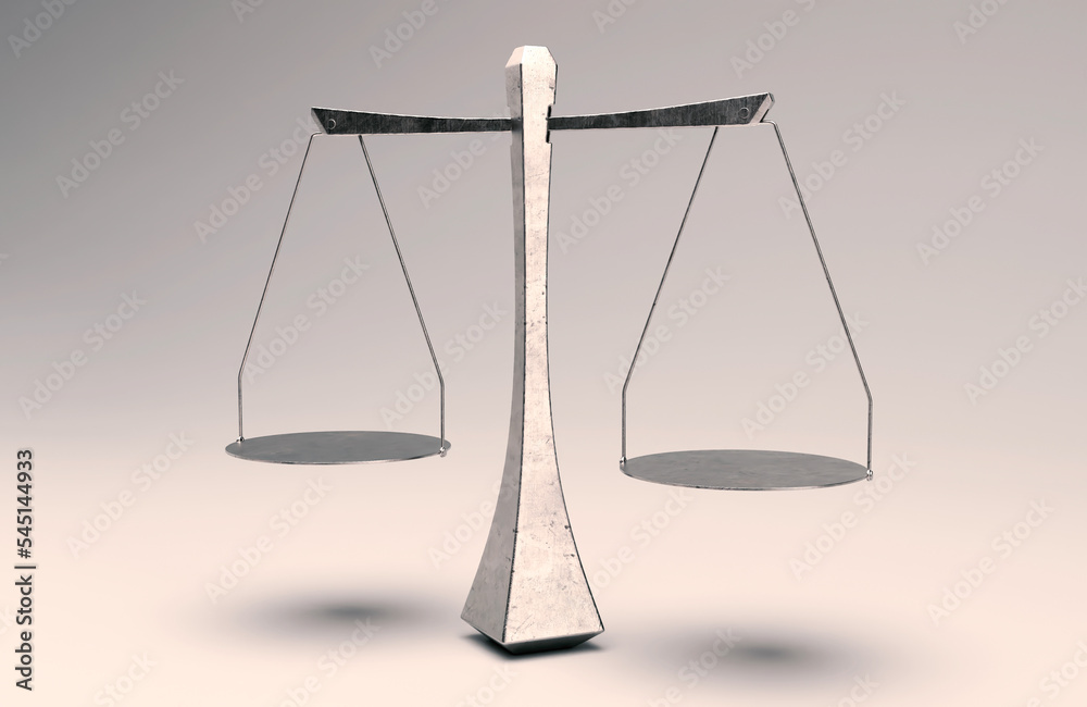 Modern Scales Of Justice Symbol