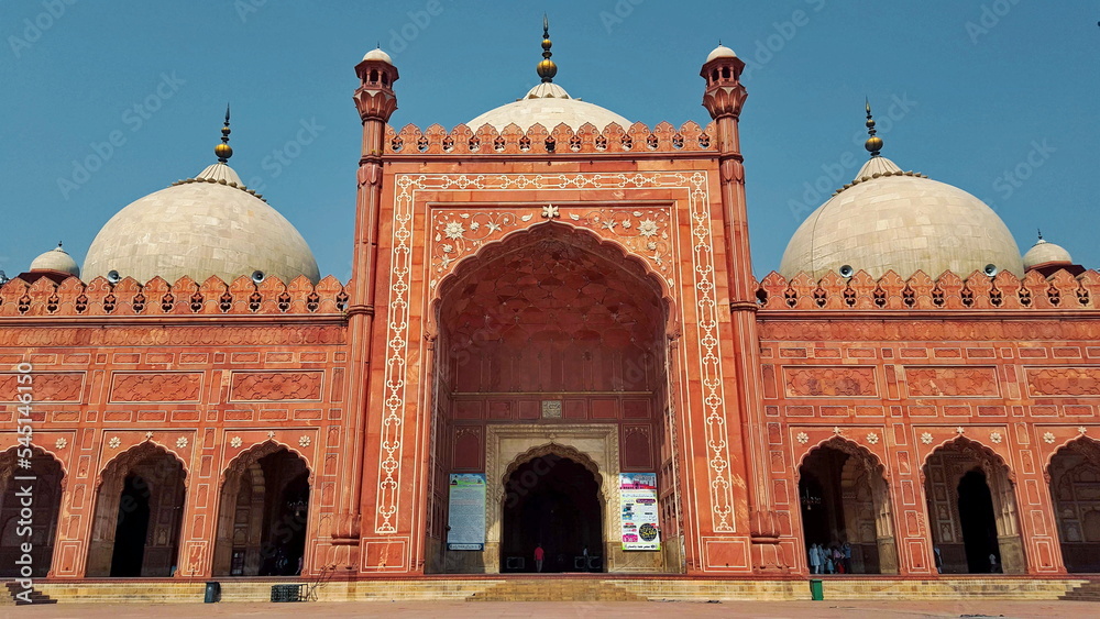 Badshahi Mosque, - June, 25, 2018: Lahore, Pakistan. Also Emperors ...