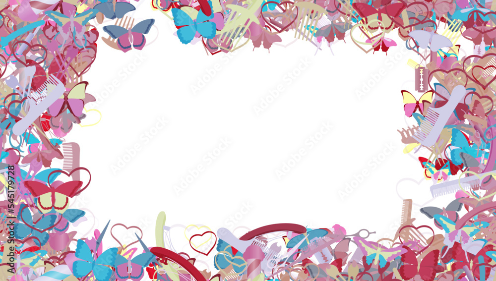 Background pattern abstract seamless design texture. Border frame ...