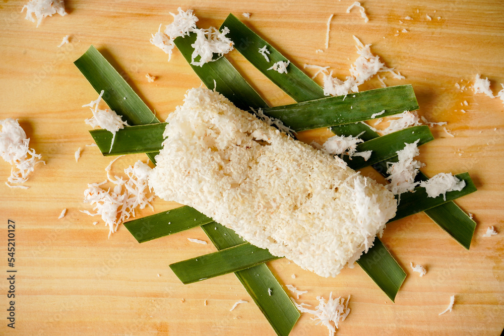 This cake is named Kaddo Boddong or Bugis Rolled Dadar. Traditional ...