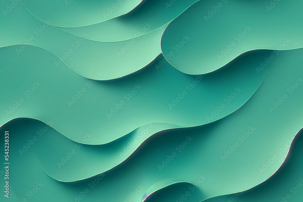 Teal Texture Seamless Pattern Gradient Water Bubbles lines swooping ...