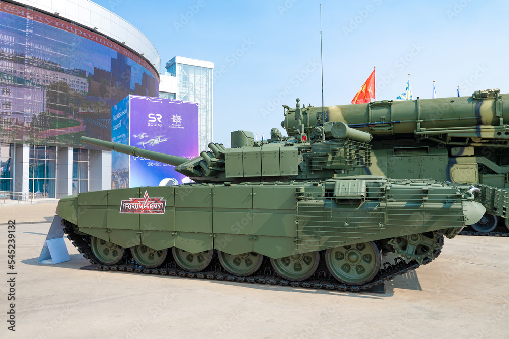 MOSCOW REGION, RUSSIA - AUGUST 18, 2022: T-72B3M is the main battle ...